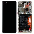 LCD Display Huawei Mate 40 Pro Noh-Nx9 With Frame And Battery Silver ...