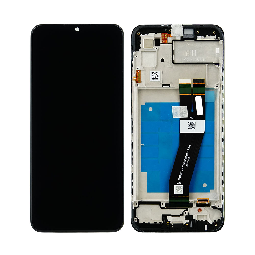 Wy wietlacz LCD Do Samsung A035G Galaxy A03 Czarny Z Ramk Gh81 21626A